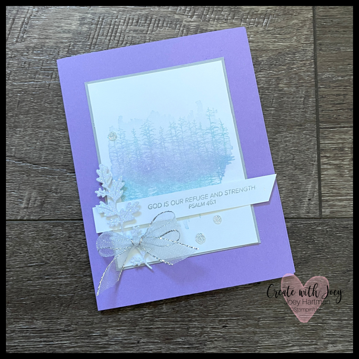 Stampin’ Up! Quiet Reflection!